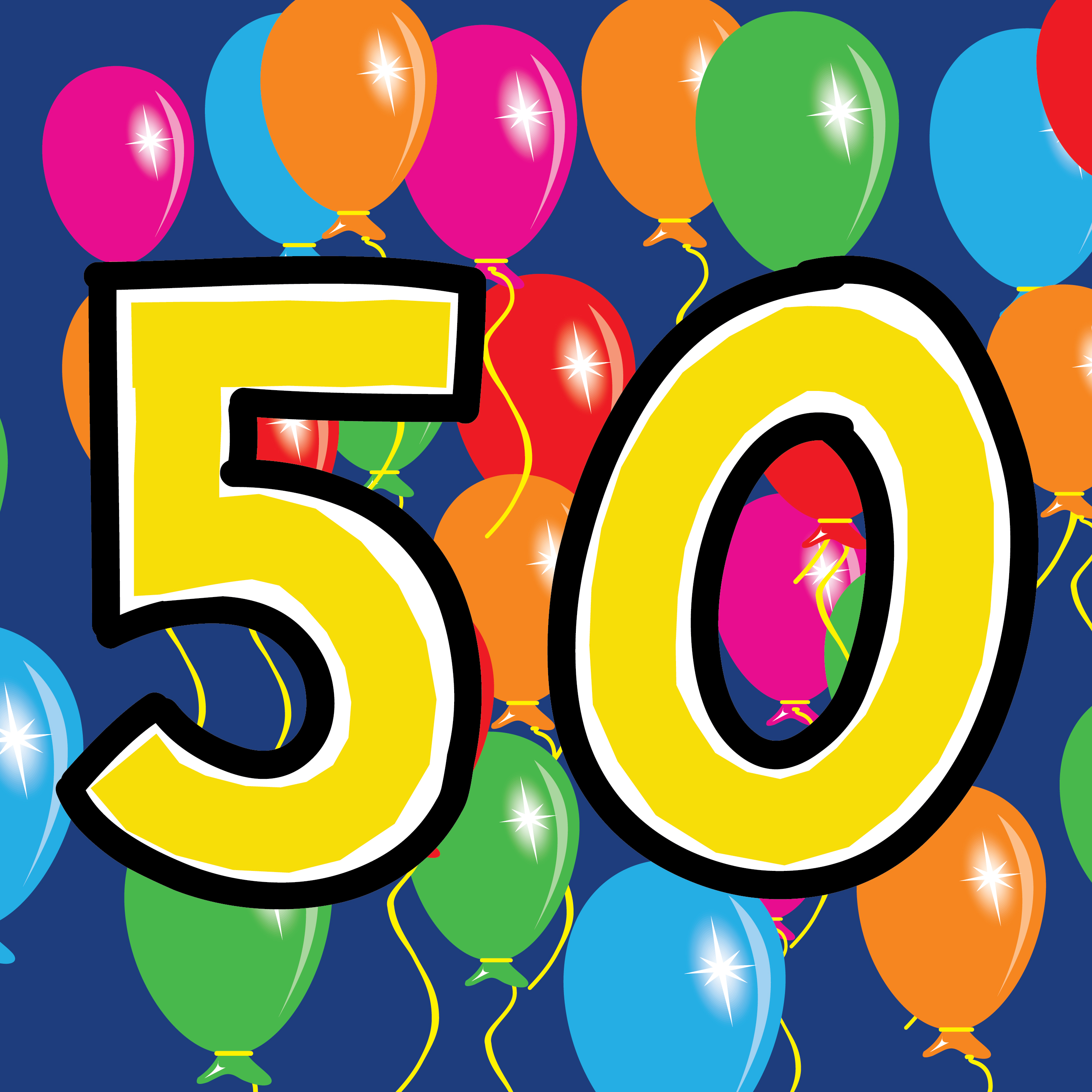 50 jaar versiering kopen | Feestelijke decoraties bij Vlaggenclub.nl