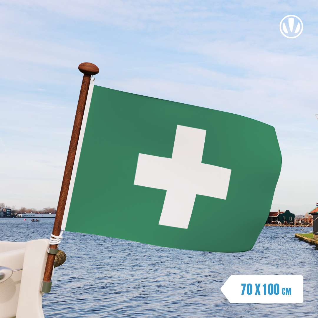 EHBO vlag 70x100cm | Vlaggenclub