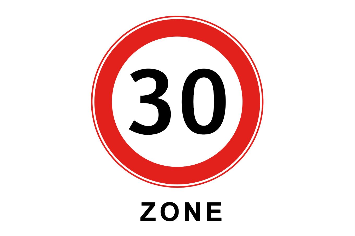 Vlag 30 Zone