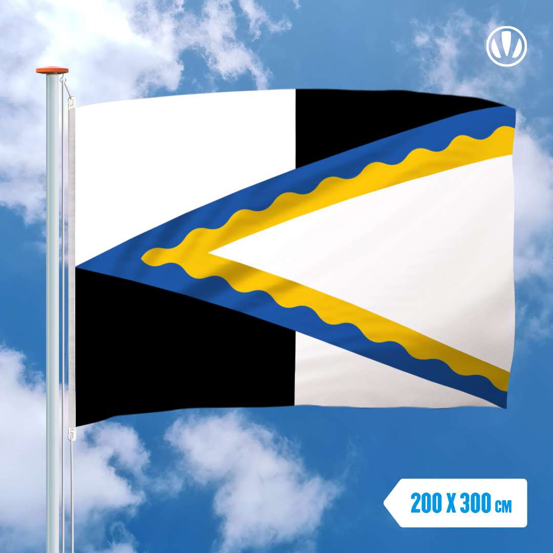 Grote mastvlag Westervoort 200x300cm | Vlaggenclub