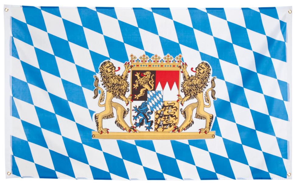 Beierse Vlag Oktoberfest Bayren 90x150cm Beierse Vlag Oktoberfest Bayren 90x150cm