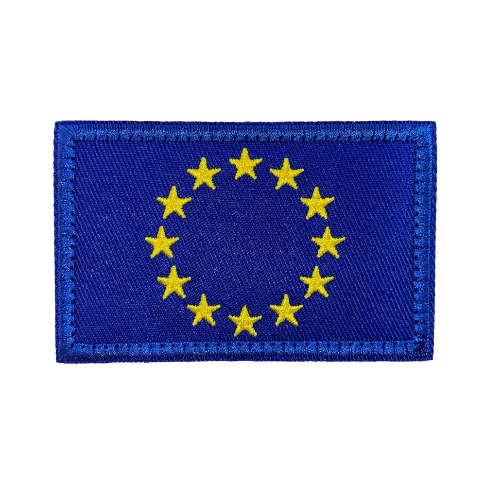 Europese Unie vlag patch voor op kleding voordelig kopen bij Vlaggenclub!