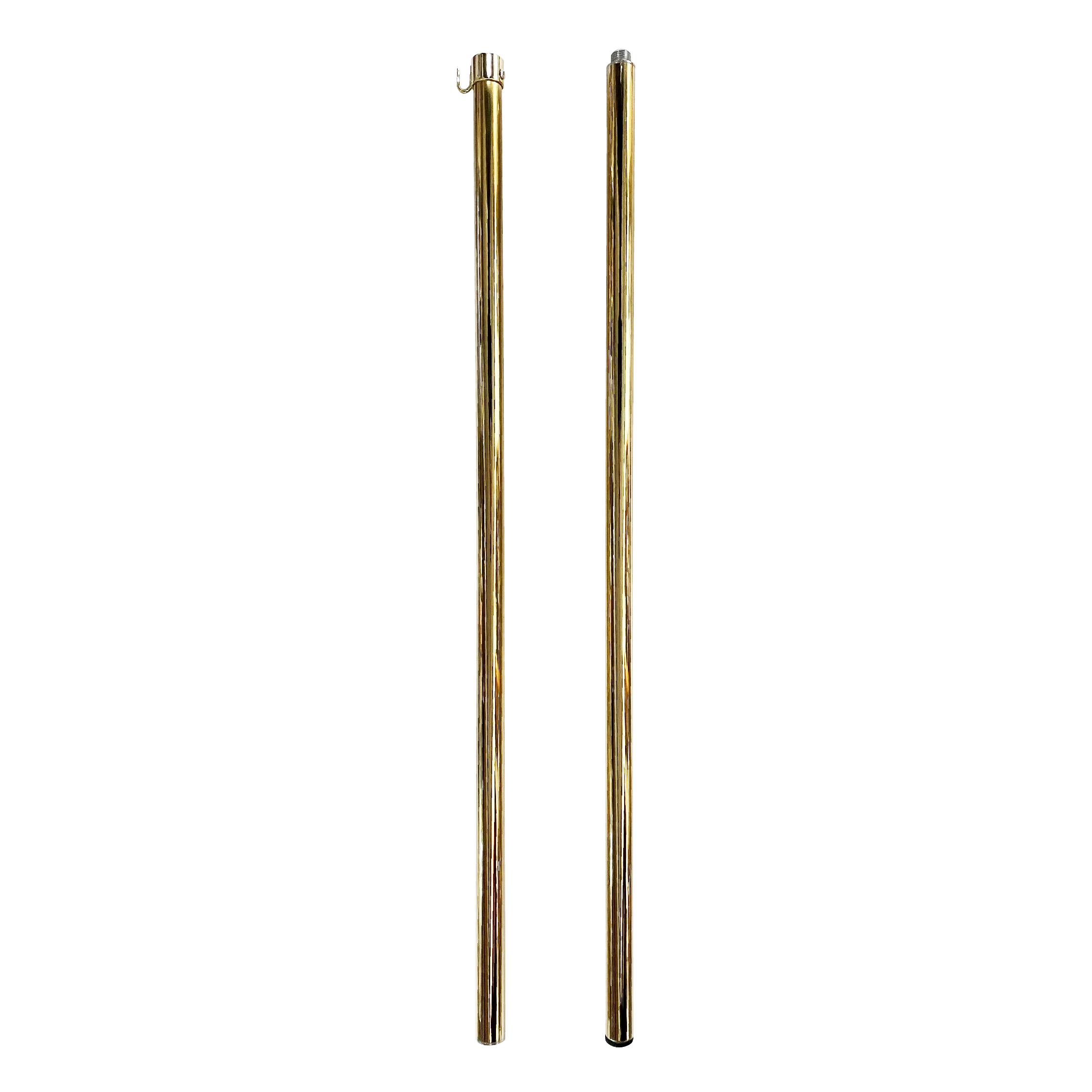 Luxe vlaggenstok Goud 210cm voordelig bestellen bij Vlaggenclub!