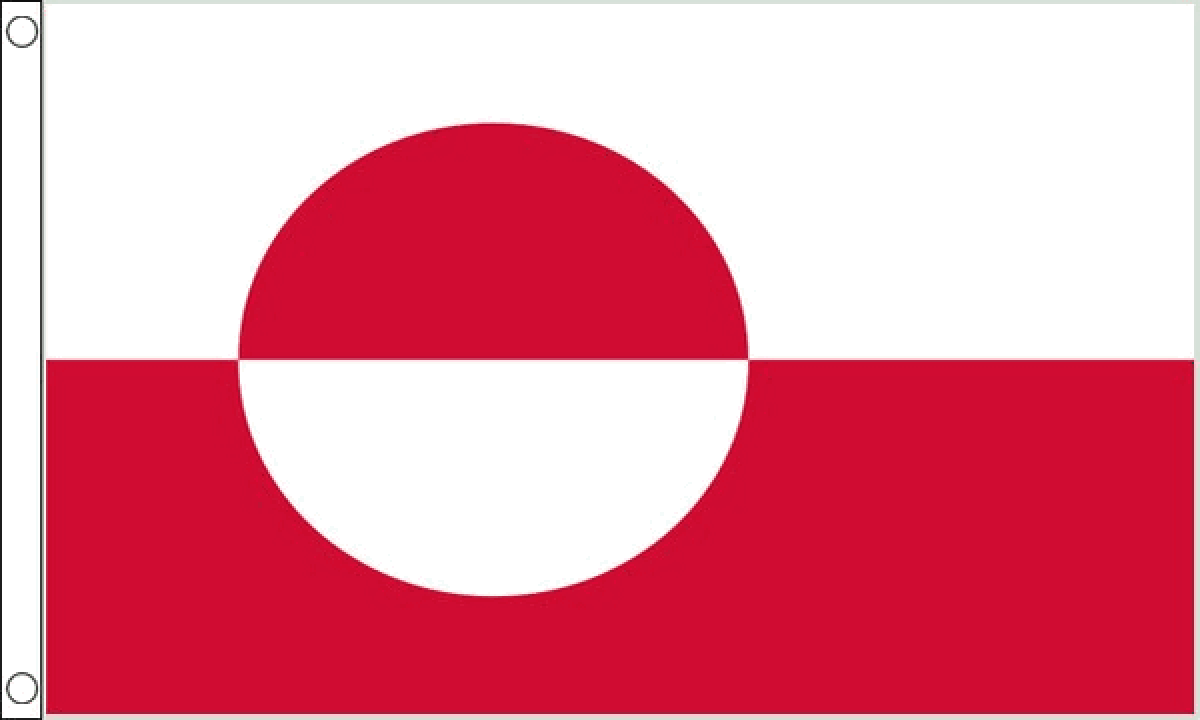 Vlag Groenland 60x90cm - Best value | Vlaggenclub!