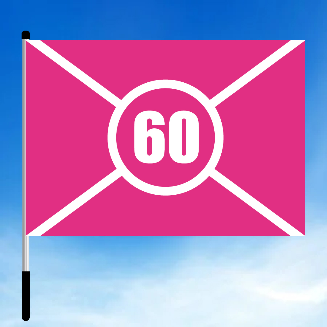 Code 60 vlag Formule 1 70x100cm voordelig kopen bij Vlaggenclub