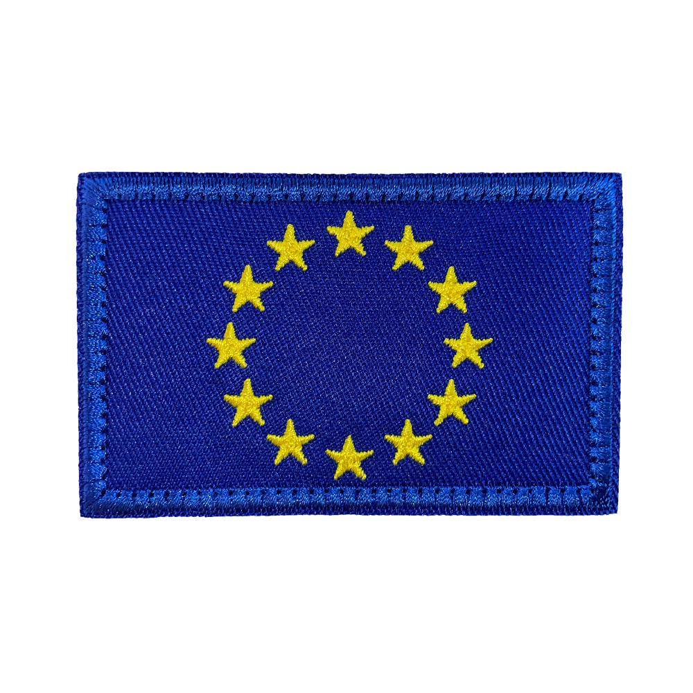 Europese Unie vlag patch voor op kleding voordelig kopen bij Vlaggenclub!