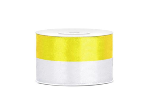 Lint geel wit 50mm breed voordelig bestellen bij Vlaggenclub!