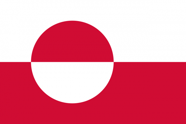 Vlag Groenland 120x180cm | Alleen bij de Vlaggenclub!