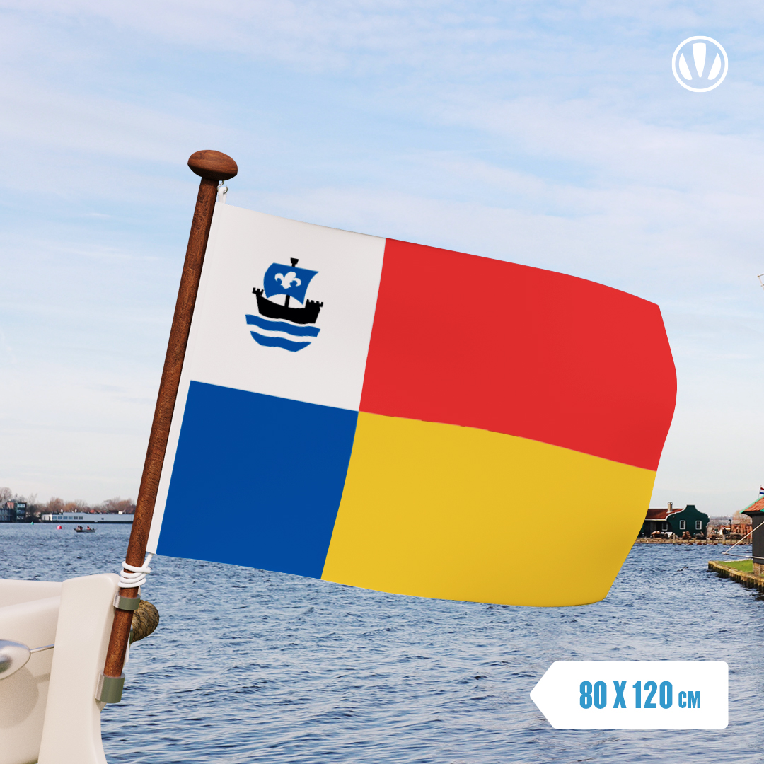 Vlag Almere 80x120cm | Natuurlijk Vlaggenclub