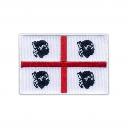 Sardinië vlag patch voor op kleding voordelig kopen bij Vlaggenclub!