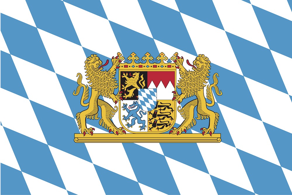 Vlag Beieren met schild 50x75cm | Vlaggenclub Vlag Beieren met schild 50x75cm | Vlaggenclub