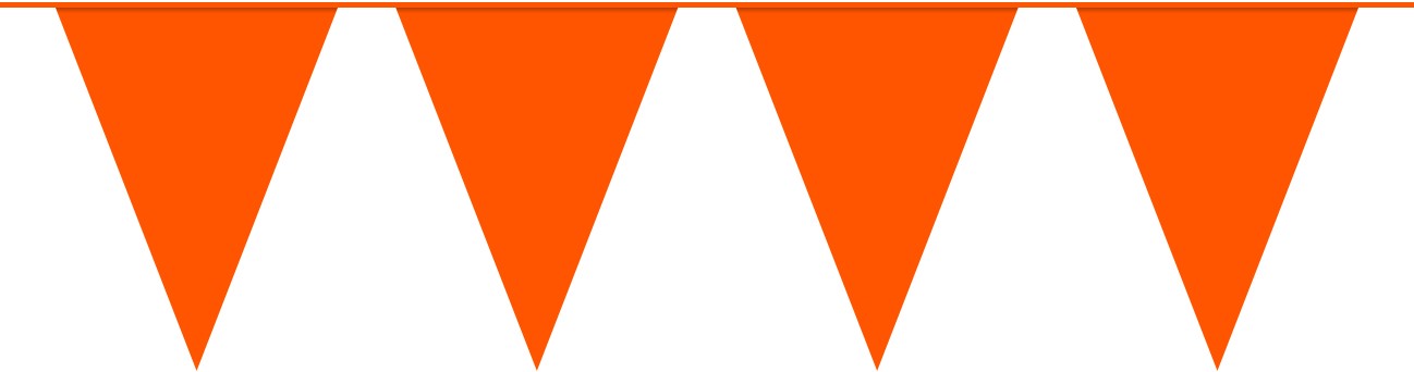 Oranje Vlaggenlijn - 1000 meter | Vlaggenclub