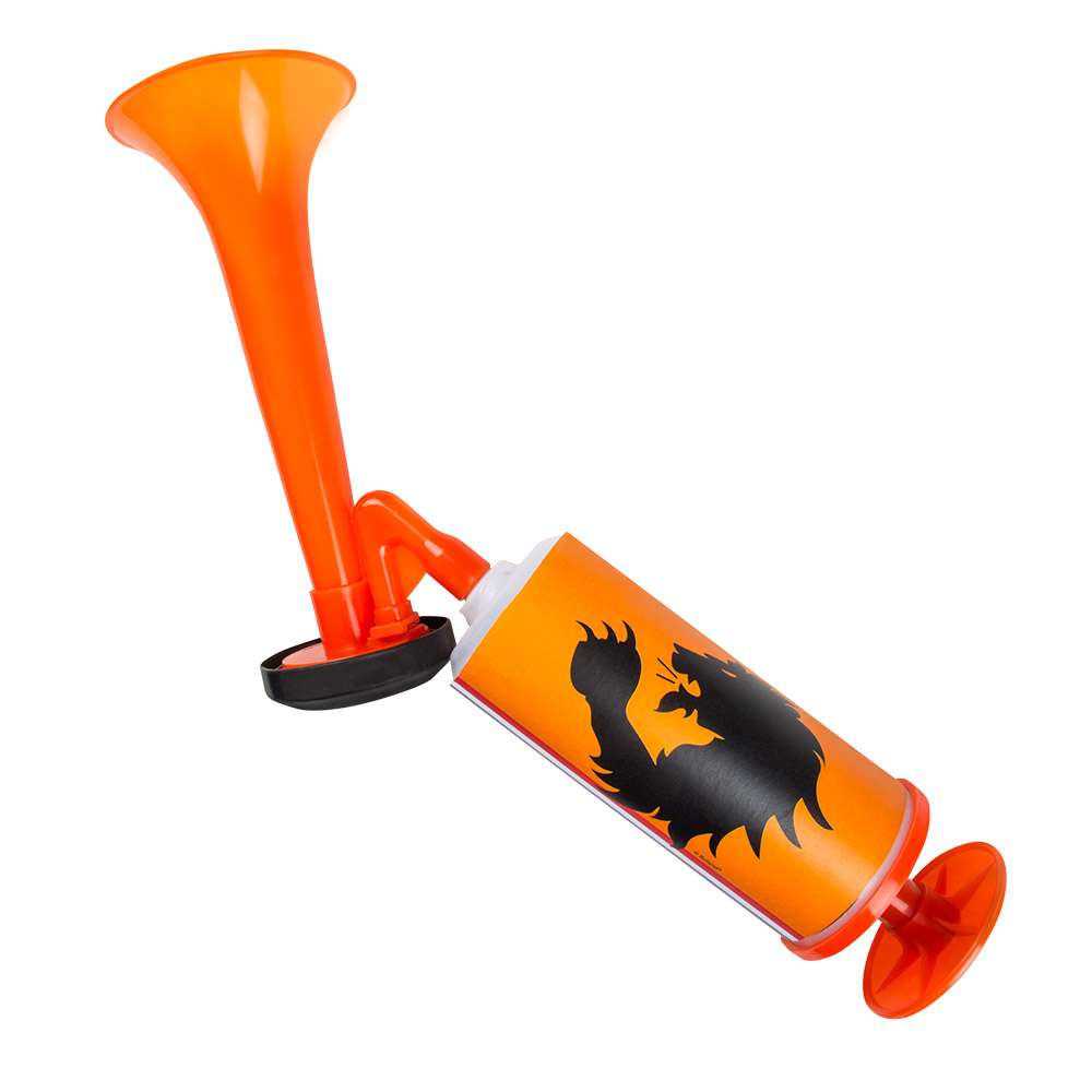 Luchttoeter Oranje met leeuw