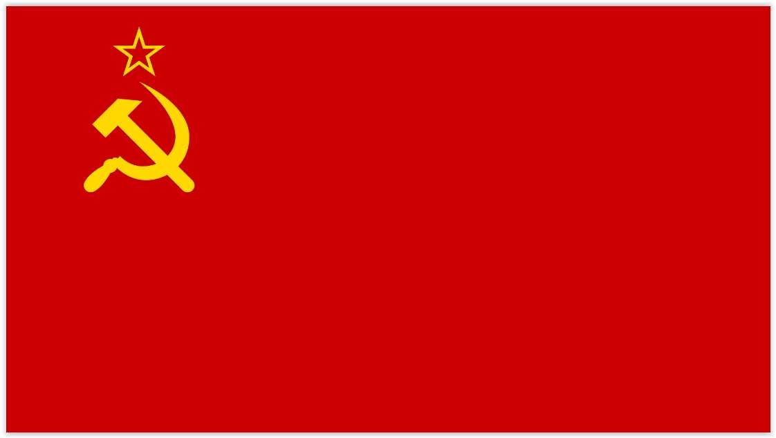 Vlag Sovjet-Unie 30x45cm | Vlaggenclub