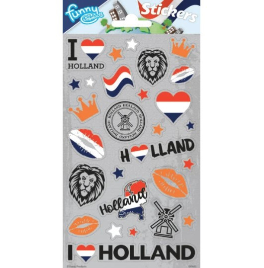 Stickers Nederland Oranje | Koningsdag voordelig kopen bij Vlaggenclub!