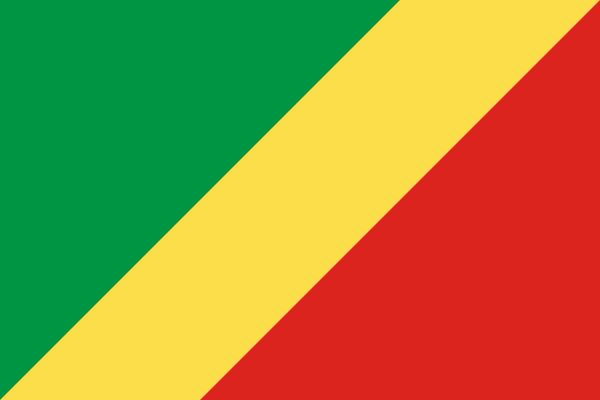 Vlag Congo-Brazzaville 50x75cm | Grote Bootvlag Congo-Brazzaville