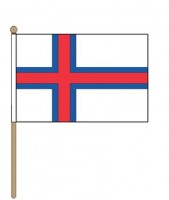 Vlag Faeroer Eilanden 30x45cm | Vlaggenclub