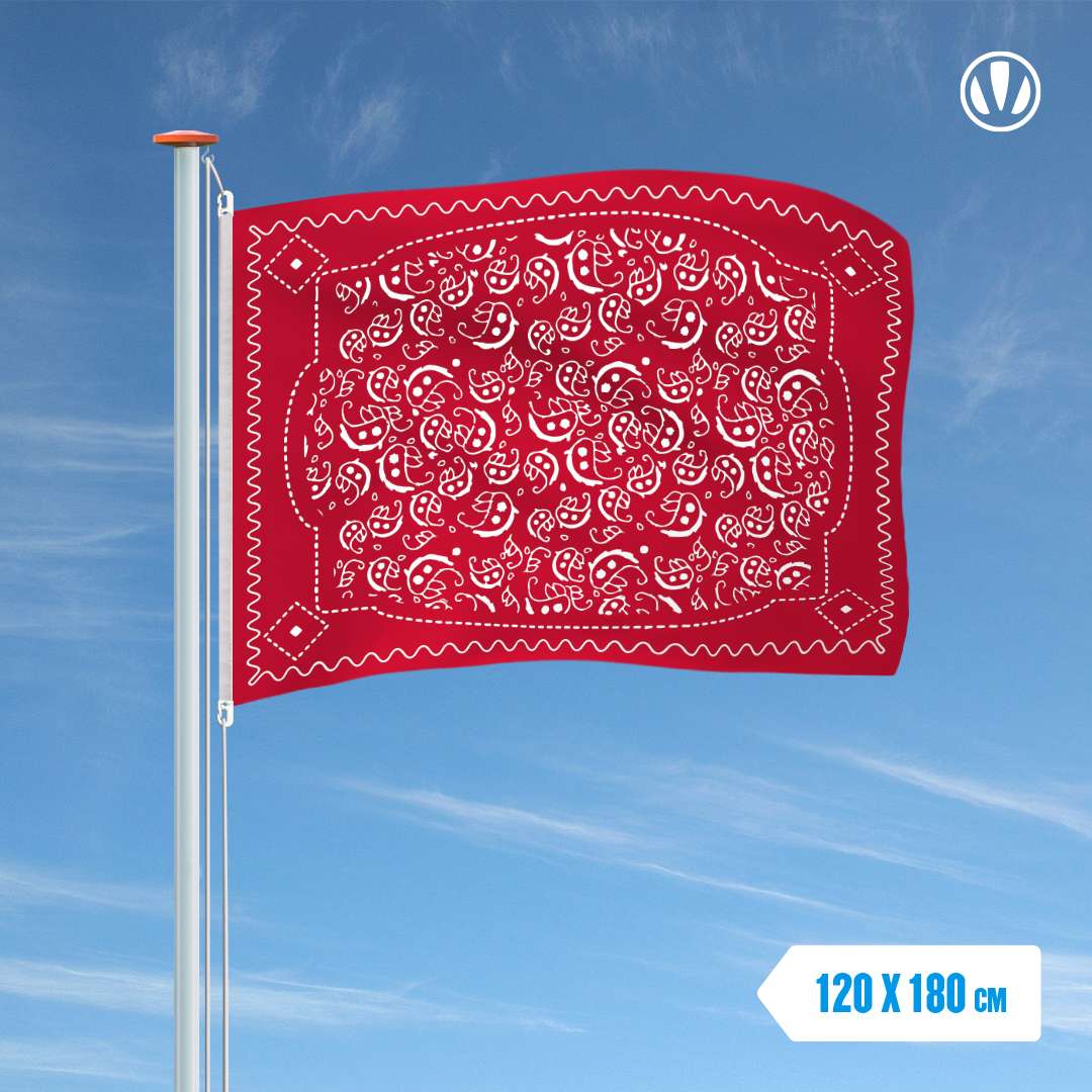 Vlag Boeren Zakdoek 120x180cm | Alleen bij de Vlaggenclub!