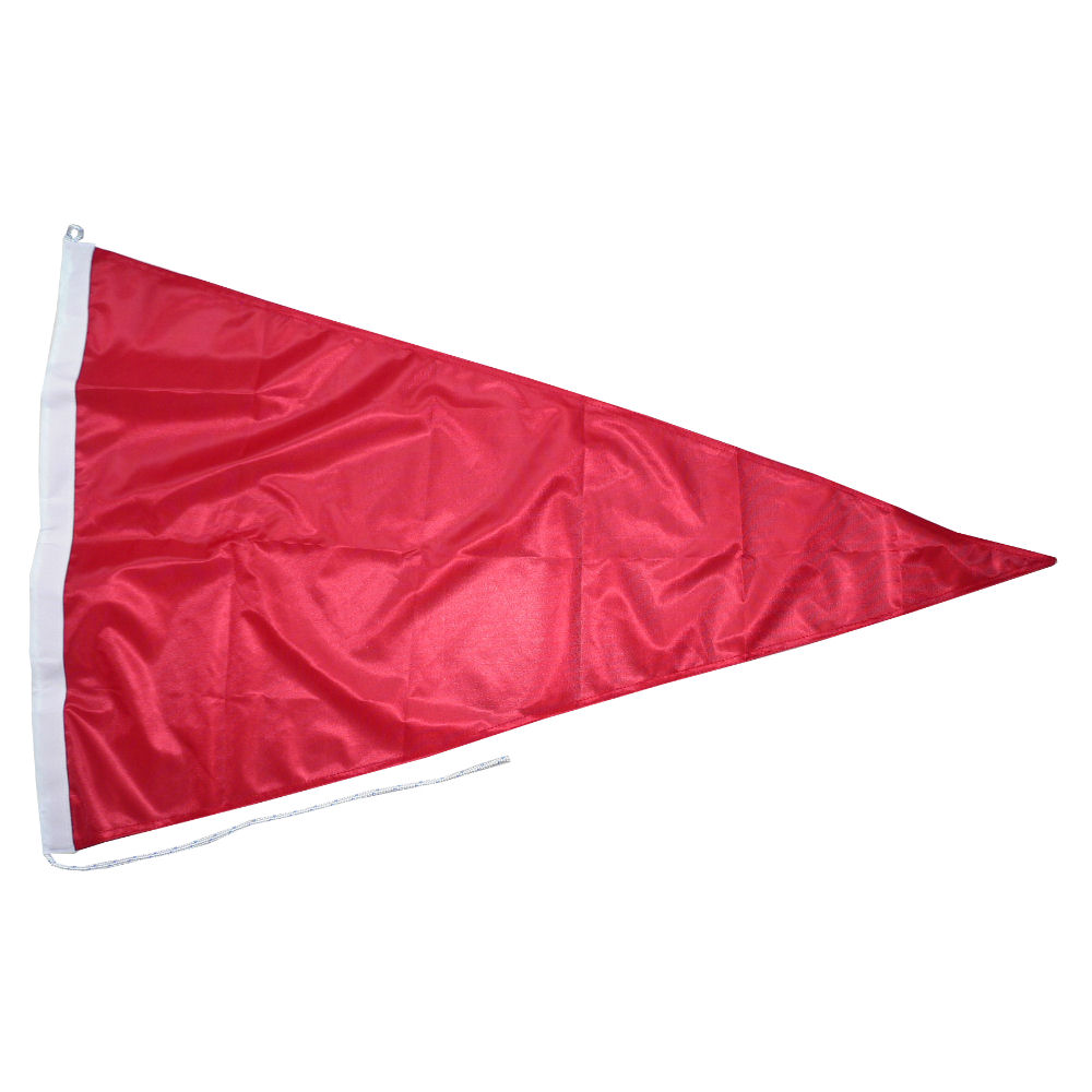 Bestel hier voordelig een rode wimpel (puntvlag) van Vlaggenclub
