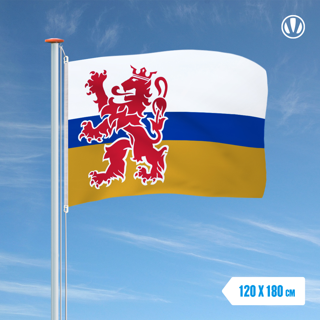 Bestel voordelig deze prachtige Limburgse vlag 120x180cm bij Vlaggenclub!