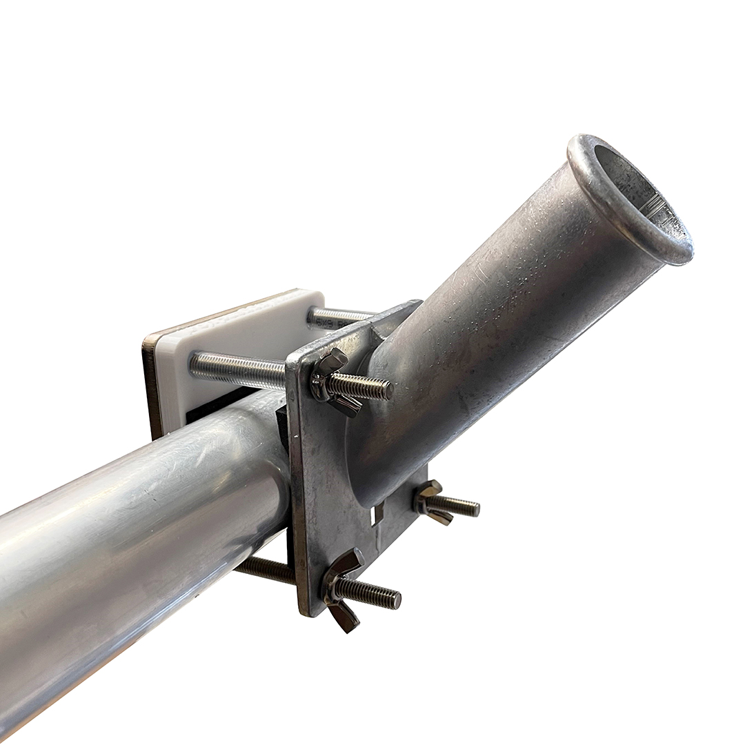 Vlaggenstokhouder ronde balkon leuning voordelig kopen bij Vlaggenclub ...