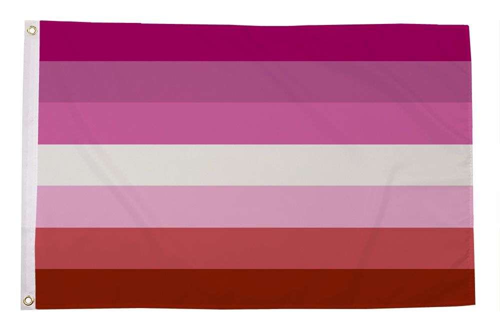 Lesbische vlag 90x150 cm kopen? Nu voor slechts € 6,95