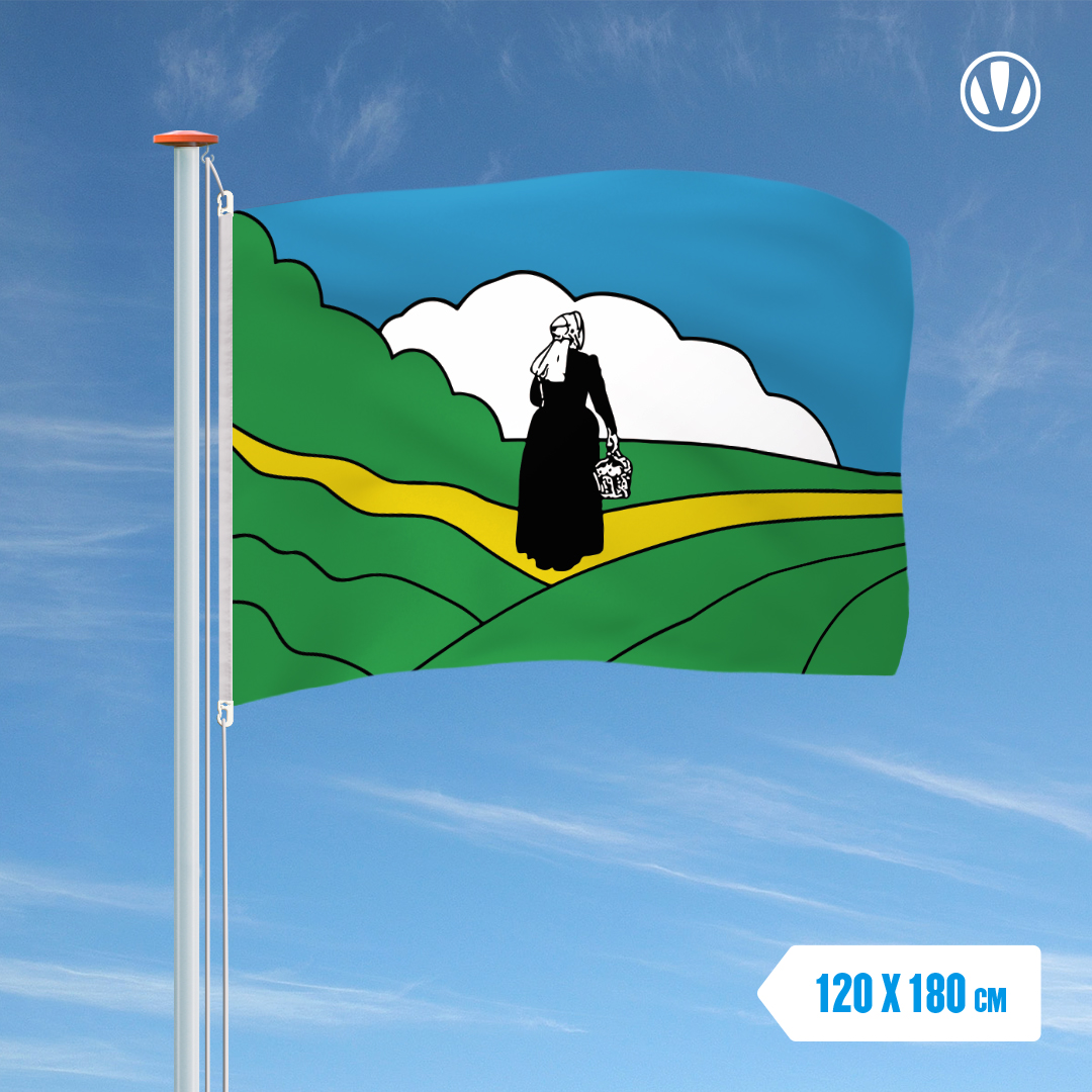 Vlag Lunteren 120x180cm | Alleen bij de Vlaggenclub!
