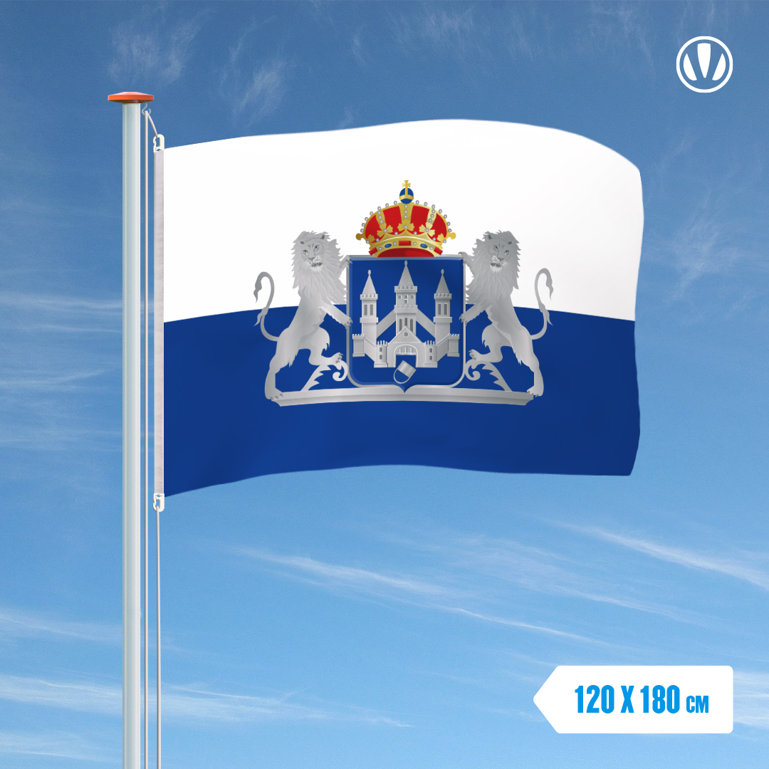 Vlag Kampen met Wapen 120x180cm | Alleen bij de Vlaggenclub!